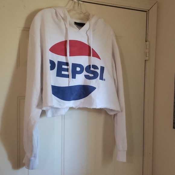Pepsi | Tops | Pepsi Cropped Hoodie 2x | Poshmark